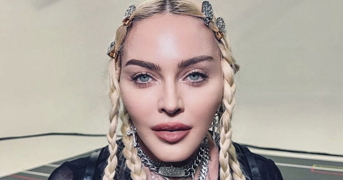 "Escapando del corsé". Madonna dejó a sus fans asombrados con su encanto.